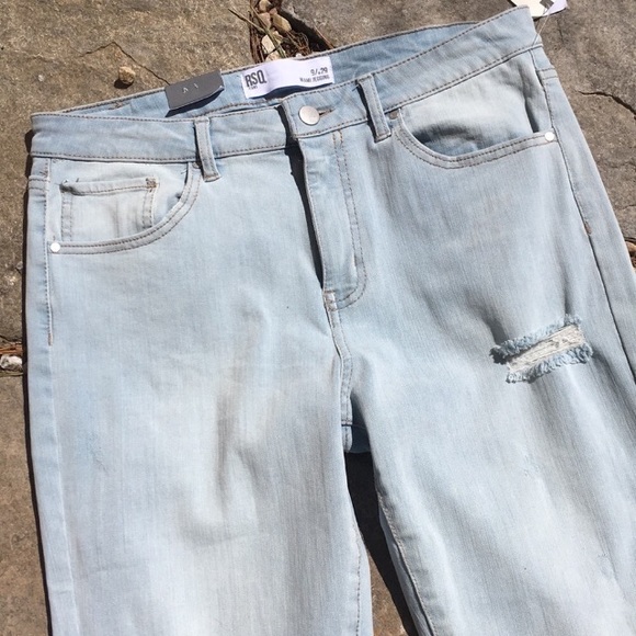 RSQ | Jeans | Nwt Rsq Miami Denim Distressed Stretch Jeans | Poshmark